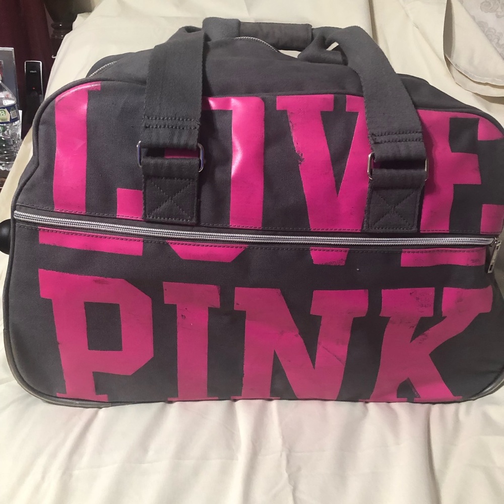 Pink Ex-Large Duffle Bag W/Wheels - Gem